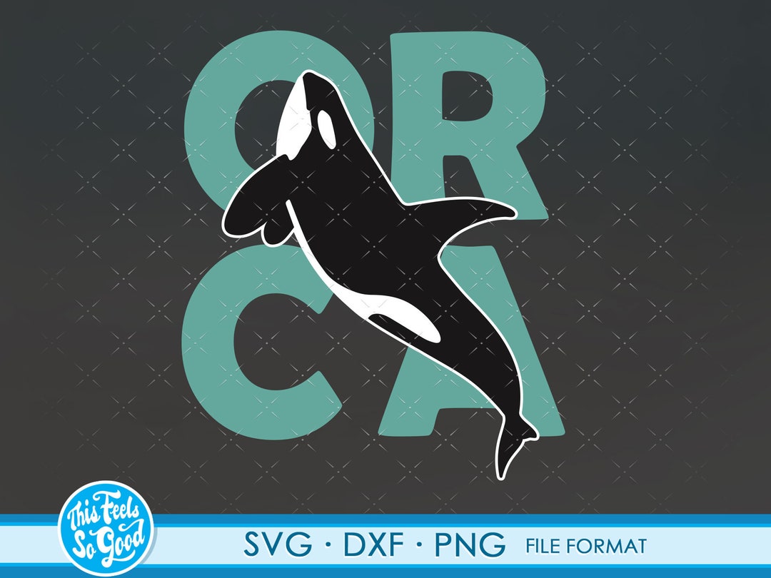 Orca Whale Svg Png. Orca Svg File for Cricut. Transparent Orca Killer ...