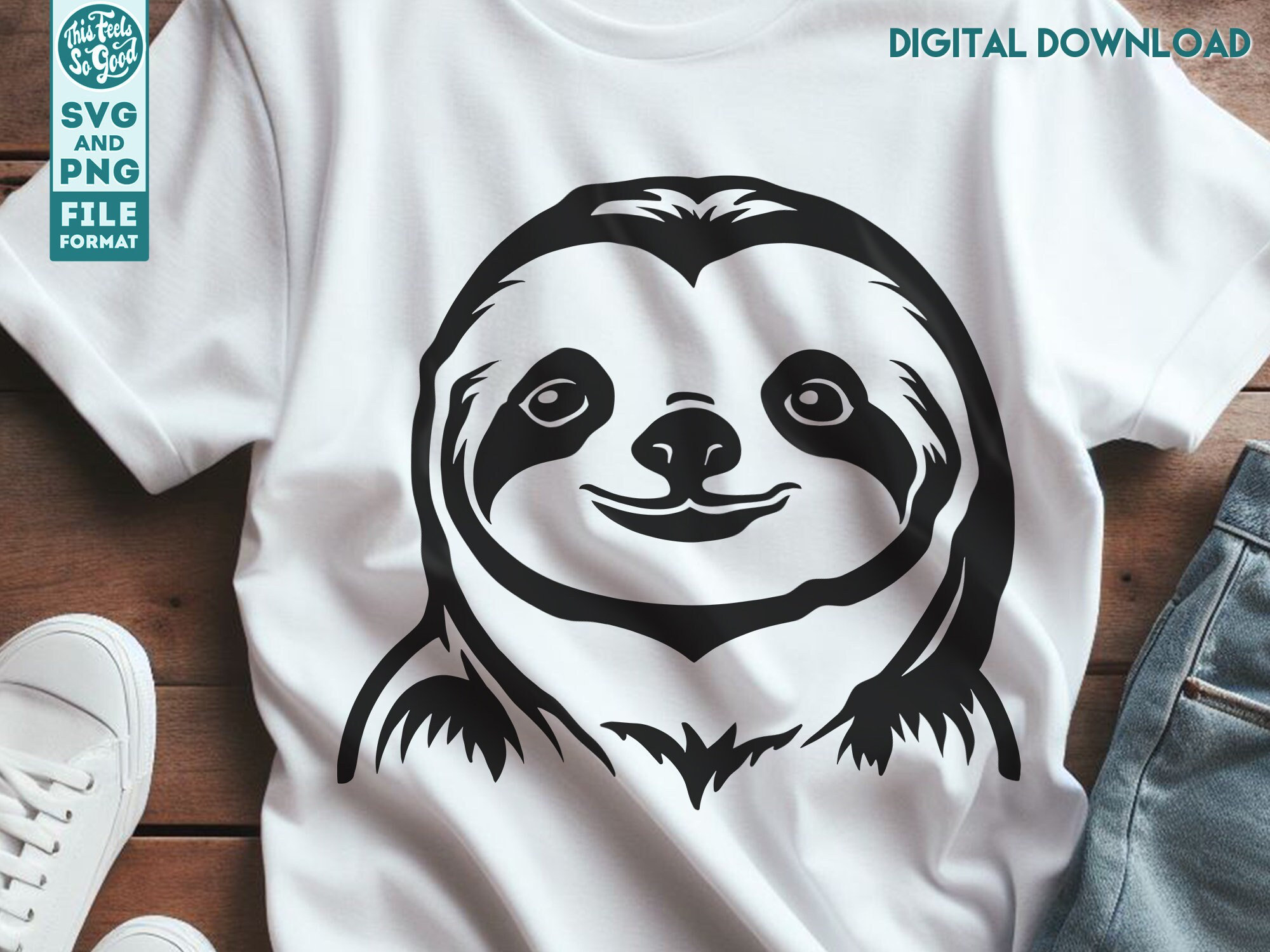 Cute Sloth Svg, Sloths Svg, Cut File for Cricut, Silhouette, CNC Files ...