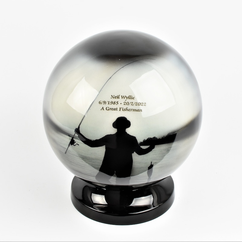 Globe Black Vase - Etsy UK