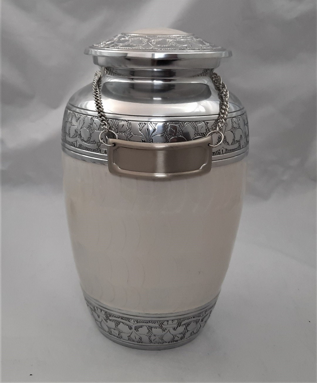 Urn Medallion Plaque for Engraving Hanging Urn Necklace - Etsy