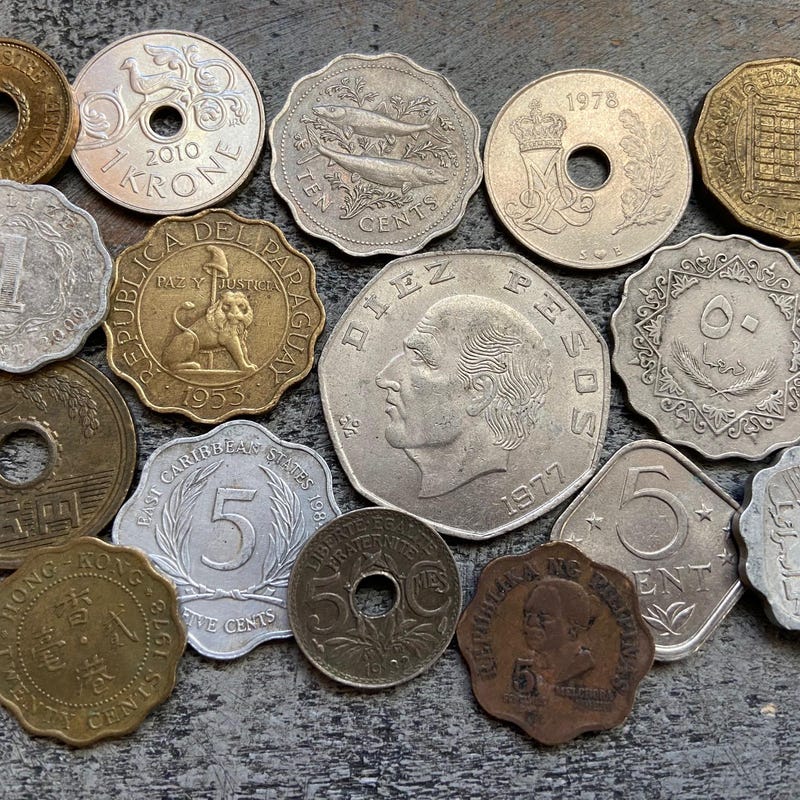 Coin With Hole - Etsy