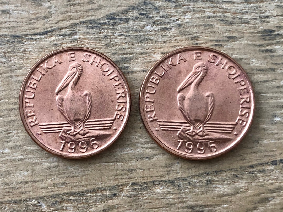 Pelican Coin Set 1996 Albania 1 Lek - Etsy