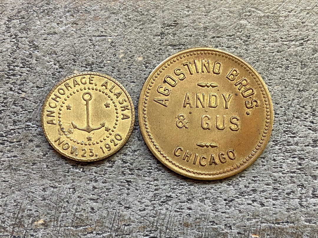 Rare Tokens- Good for - Alaska & Chicago - Etsy