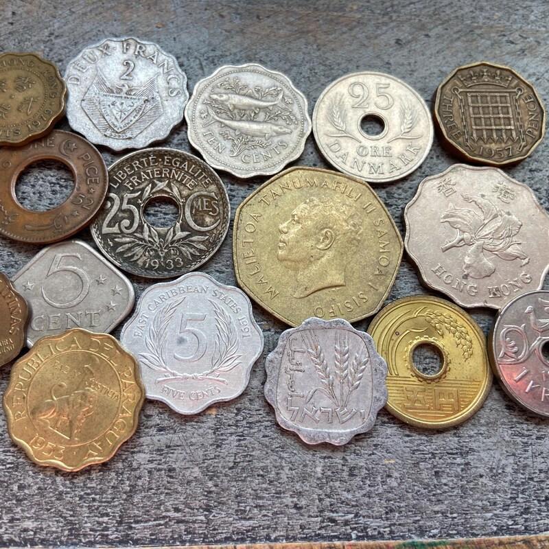 Coin With Hole - Etsy