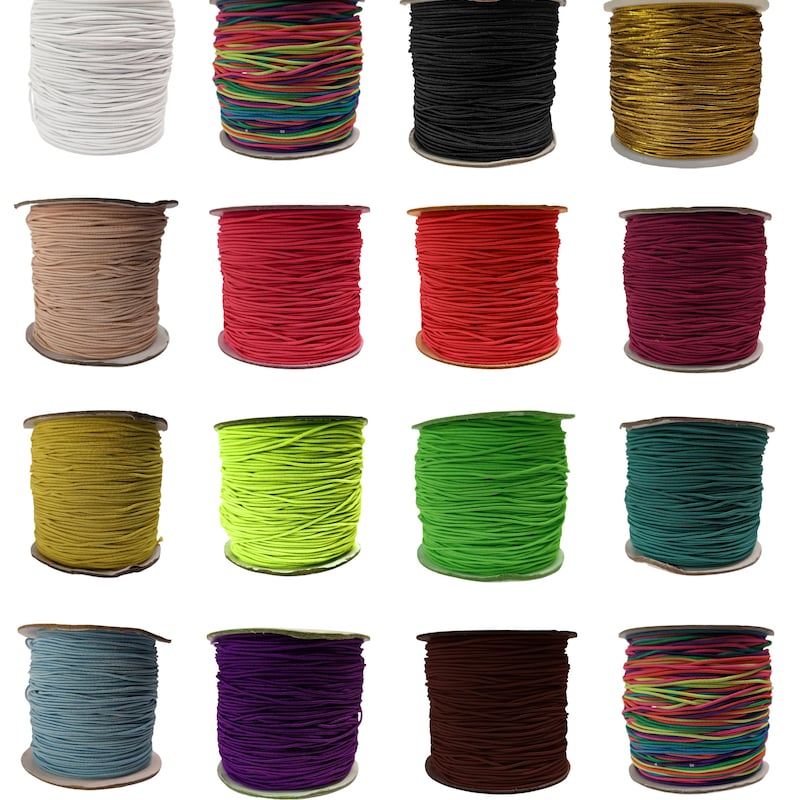Elastic Jewellery String - Etsy UK