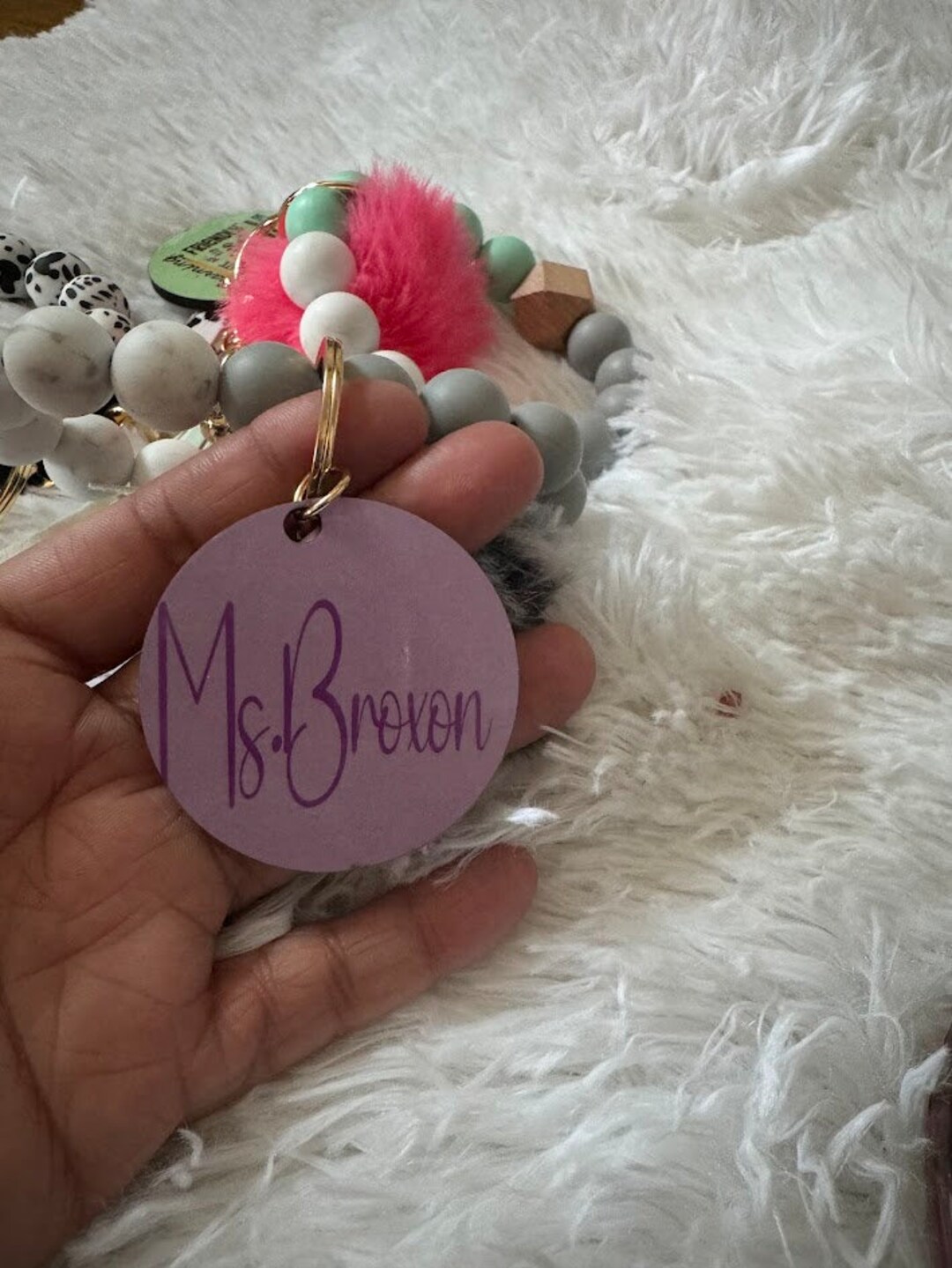 Silicone Bead Wristlet, Custom Wristlets, Sublimation Wristlets ...