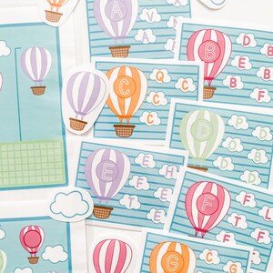 Hot Air Balloon Learning Activities, Preschool Printables, Learning ...