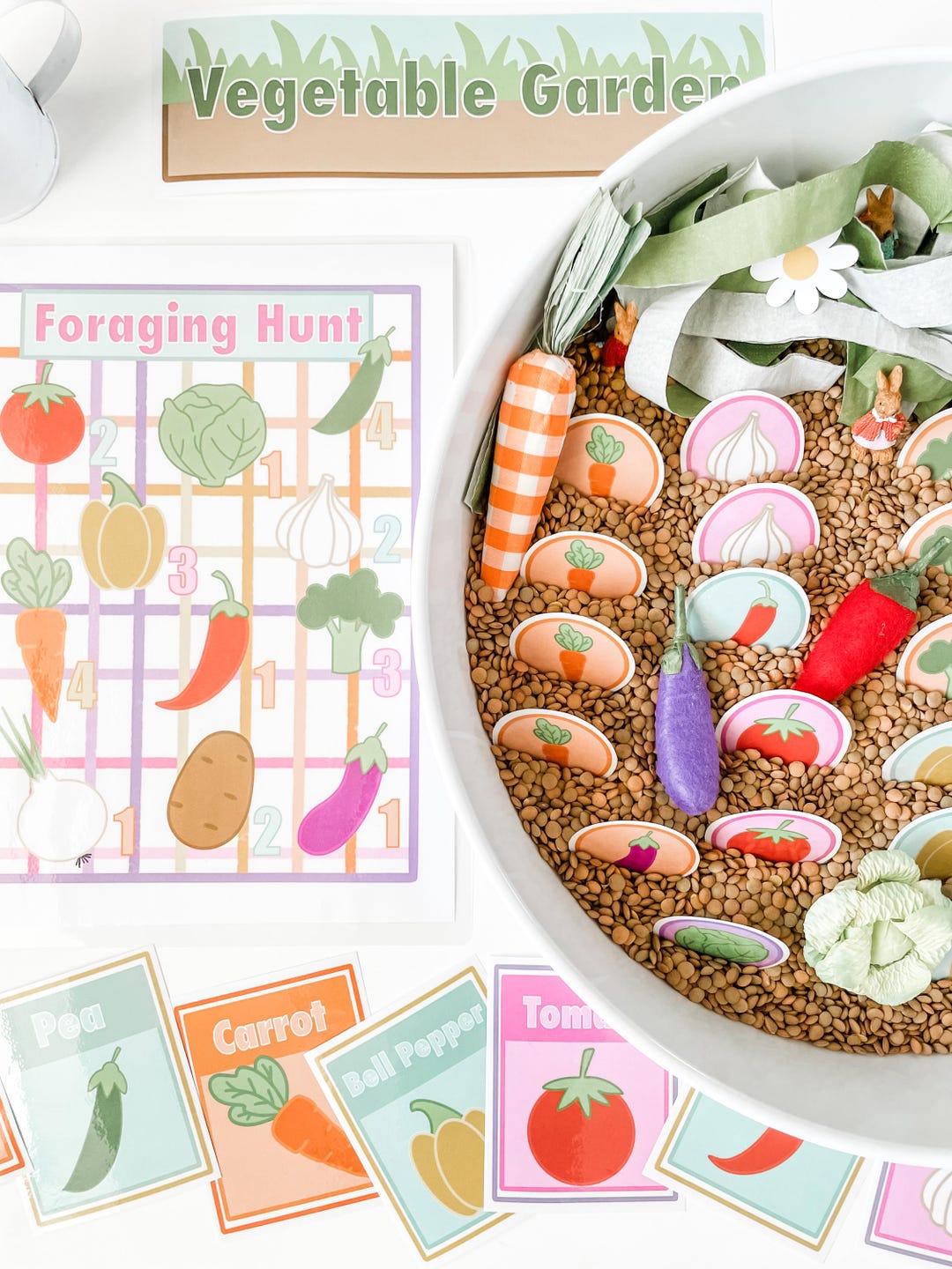 Garden Unit Study, Gardening Activity Pack, Spring Garden Bundle ...