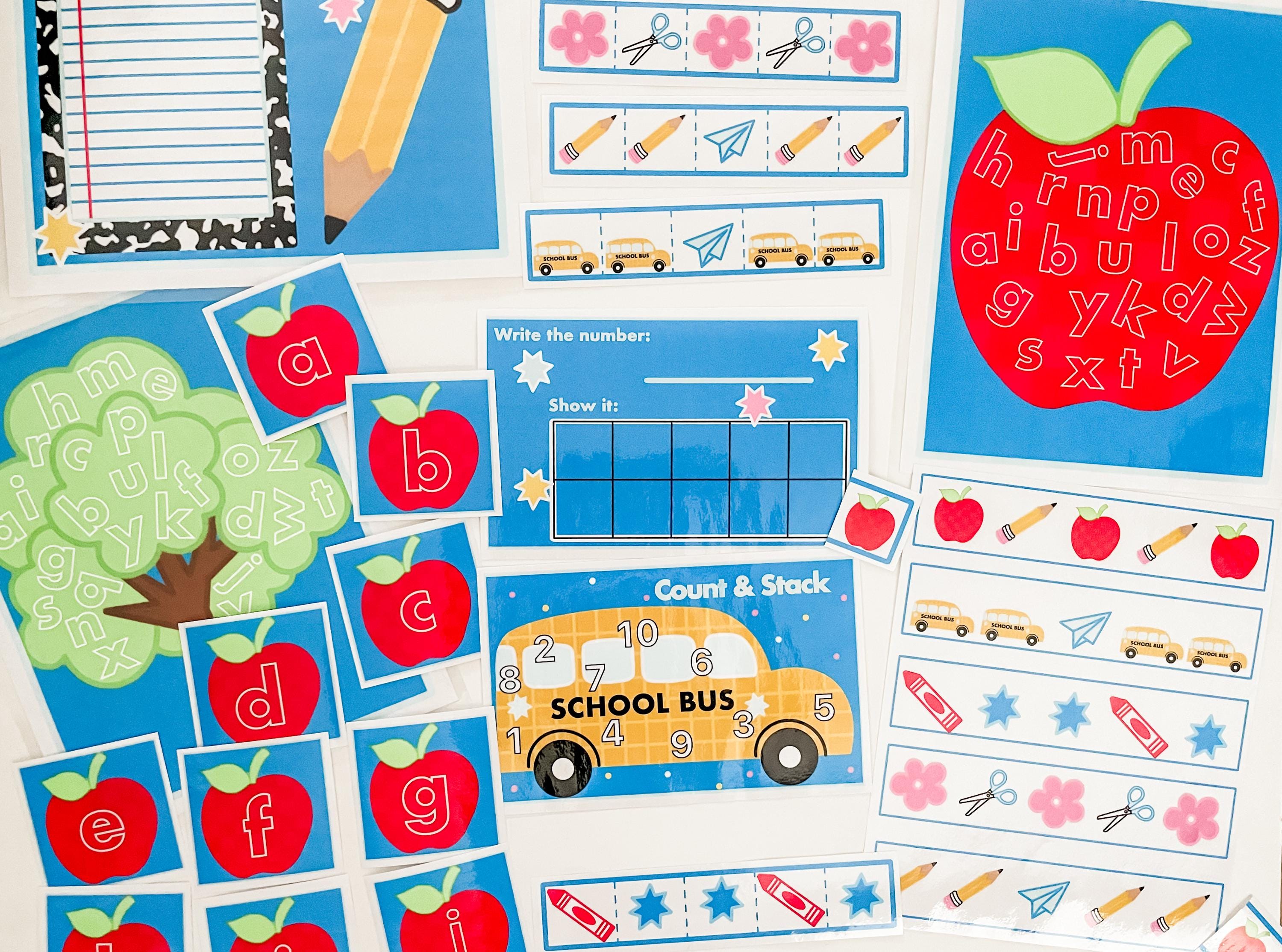 Back to School Learning Printables, Preschool Activities - Etsy