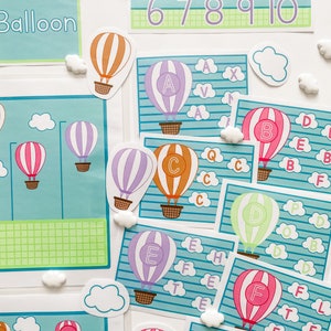 Hot Air Balloon Learning Activities, Preschool Printables, Learning ...