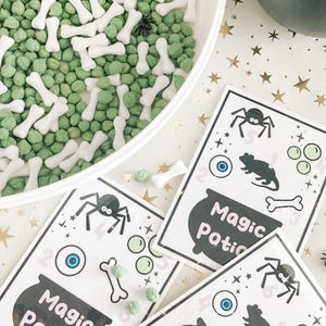 Magic Potion Counting Flash Cards, Sensory Play Recipe Cards, Halloween ...