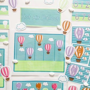 Hot Air Balloon Learning Activities, Preschool Printables, Learning ...