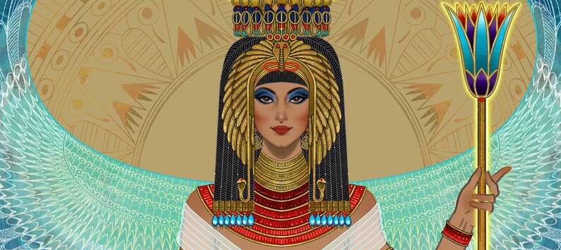 ISIS Isis Print Egyptian Goddess Ägyptische Göttin - Etsy