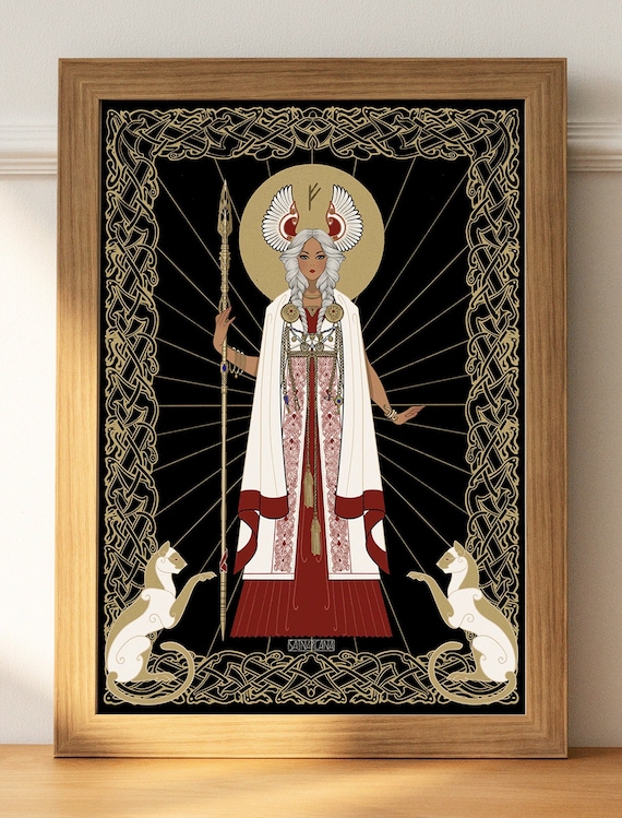 Freya Norse Goddess Art