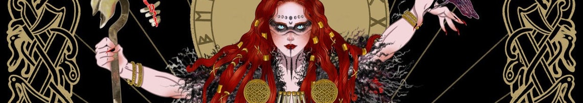 ANGRBODA Angrboda Print Norse Goddess Nordische Göttin - Etsy