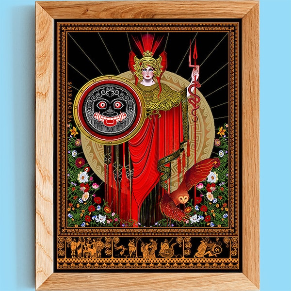 Athena Art Print - Etsy