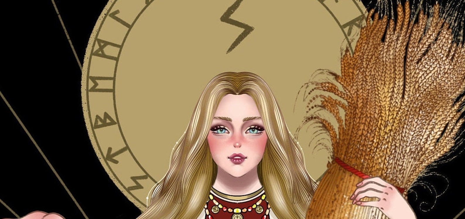 SIF Sif Print Norse Goddess Nordische Göttin Déesse - Etsy