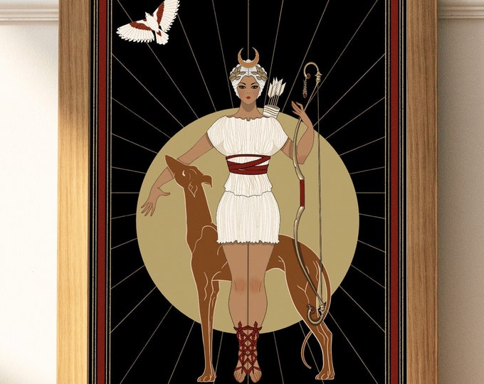 Morana Marzanna Print Slavic Goddess Slawische Göttin - Etsy