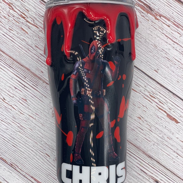 Deadpool Tumbler - Etsy