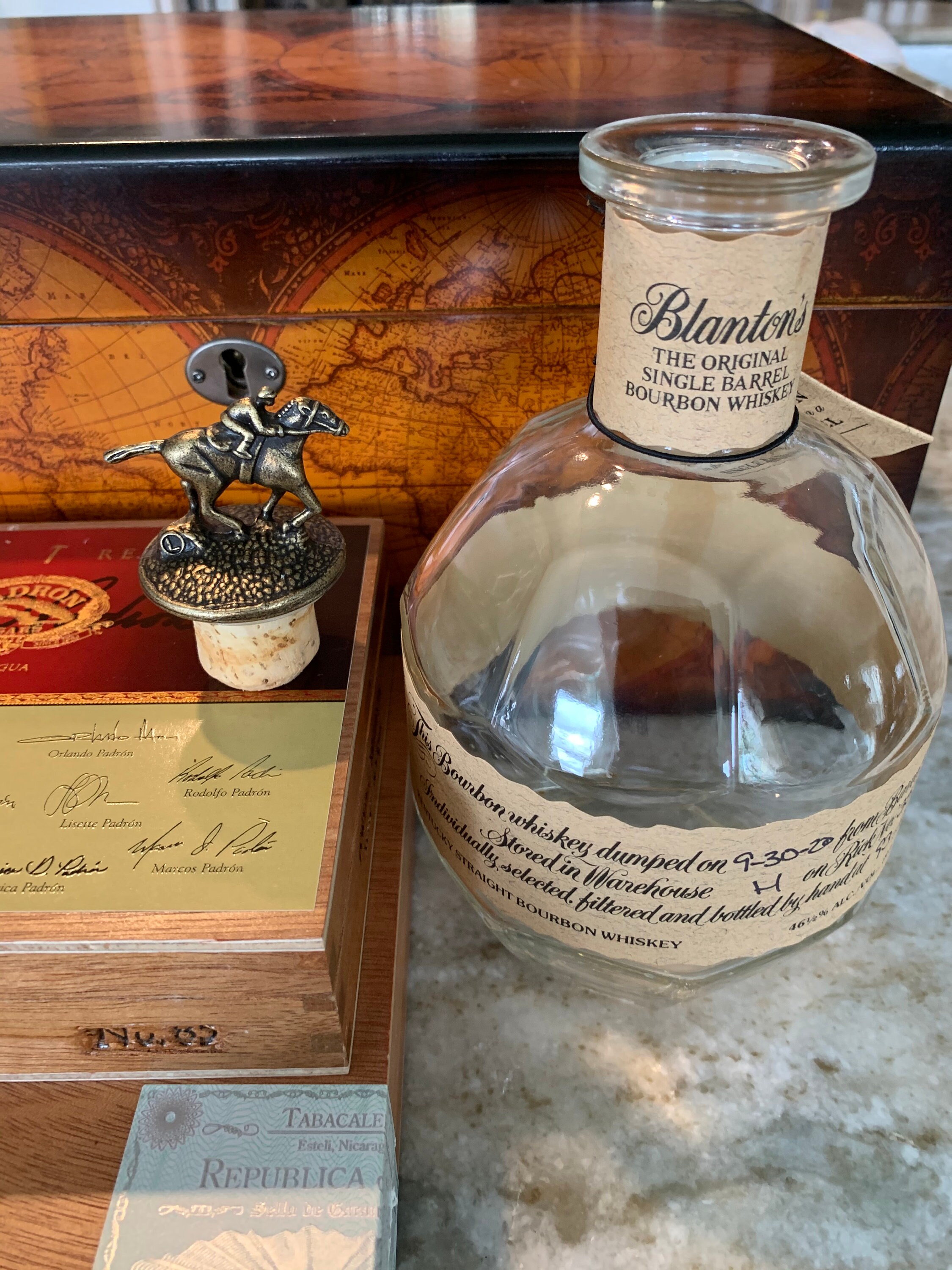 Blantons Whiskey Cork Turned Into Nubber cigar Nubber Cigar - Etsy