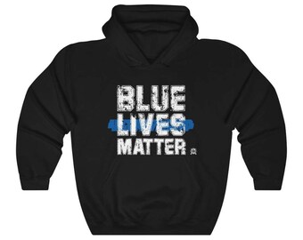 Blue Lives Matter Hoodie - Etsy