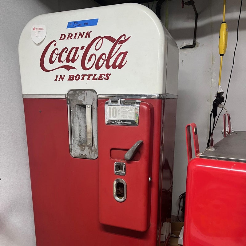 Vintage Coke Machine - Etsy