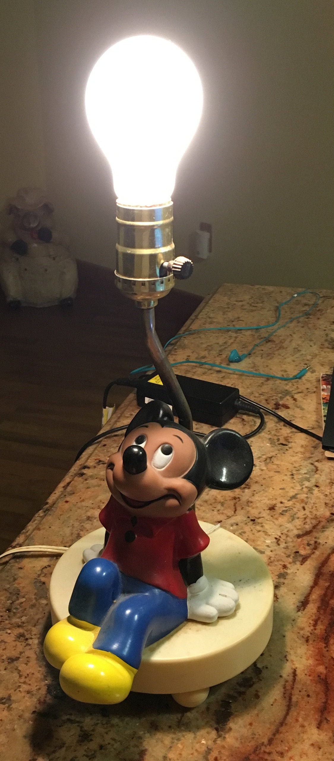 Mickey Mouse Lamp & Night Light - Etsy