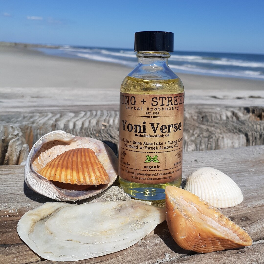Yoni-verse Herbal Infused Body Oil for Women 4oz Vanilla - Etsy