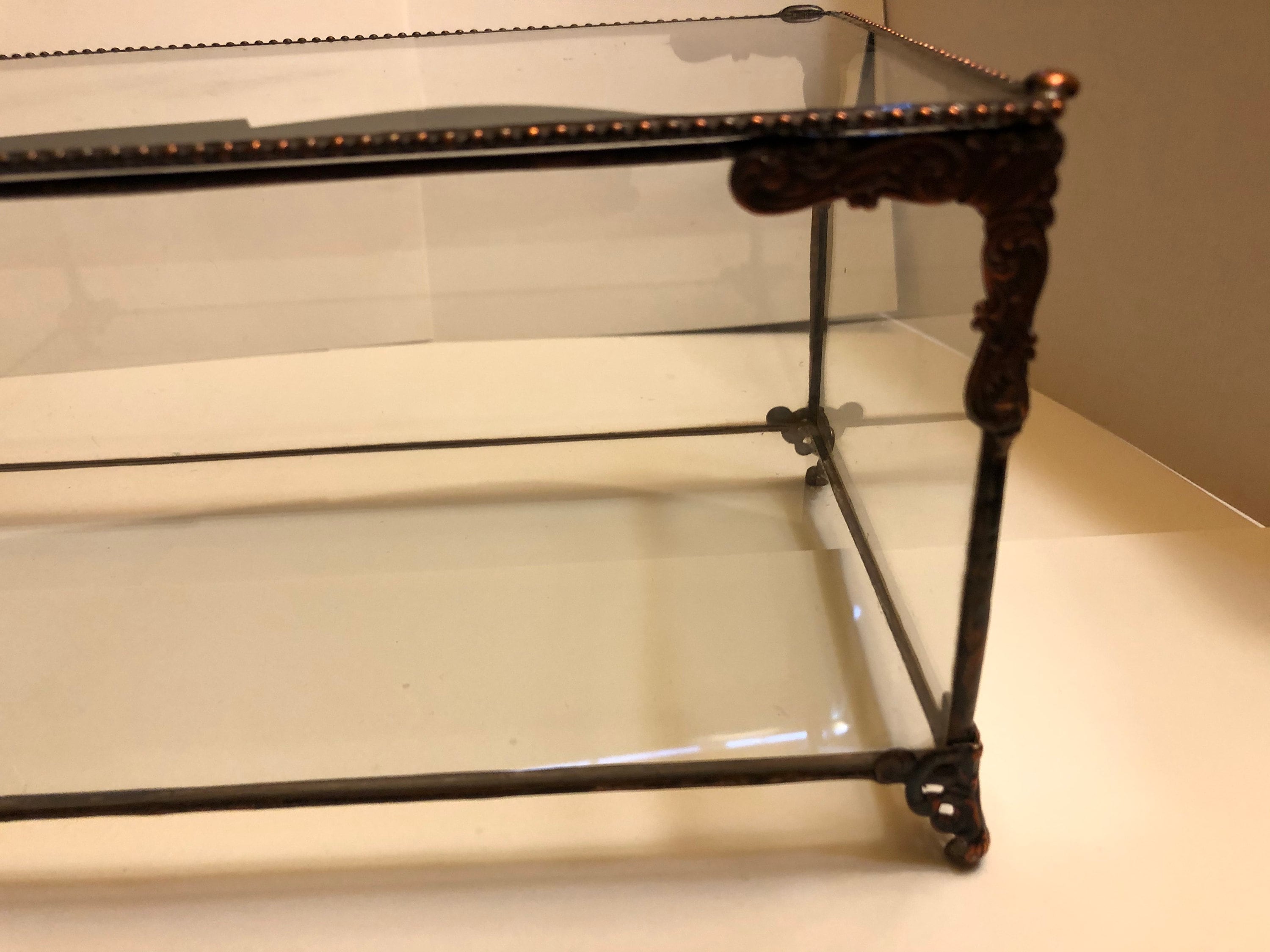 Glass Display Box Keepsake Box Memory Box Display Case - Etsy