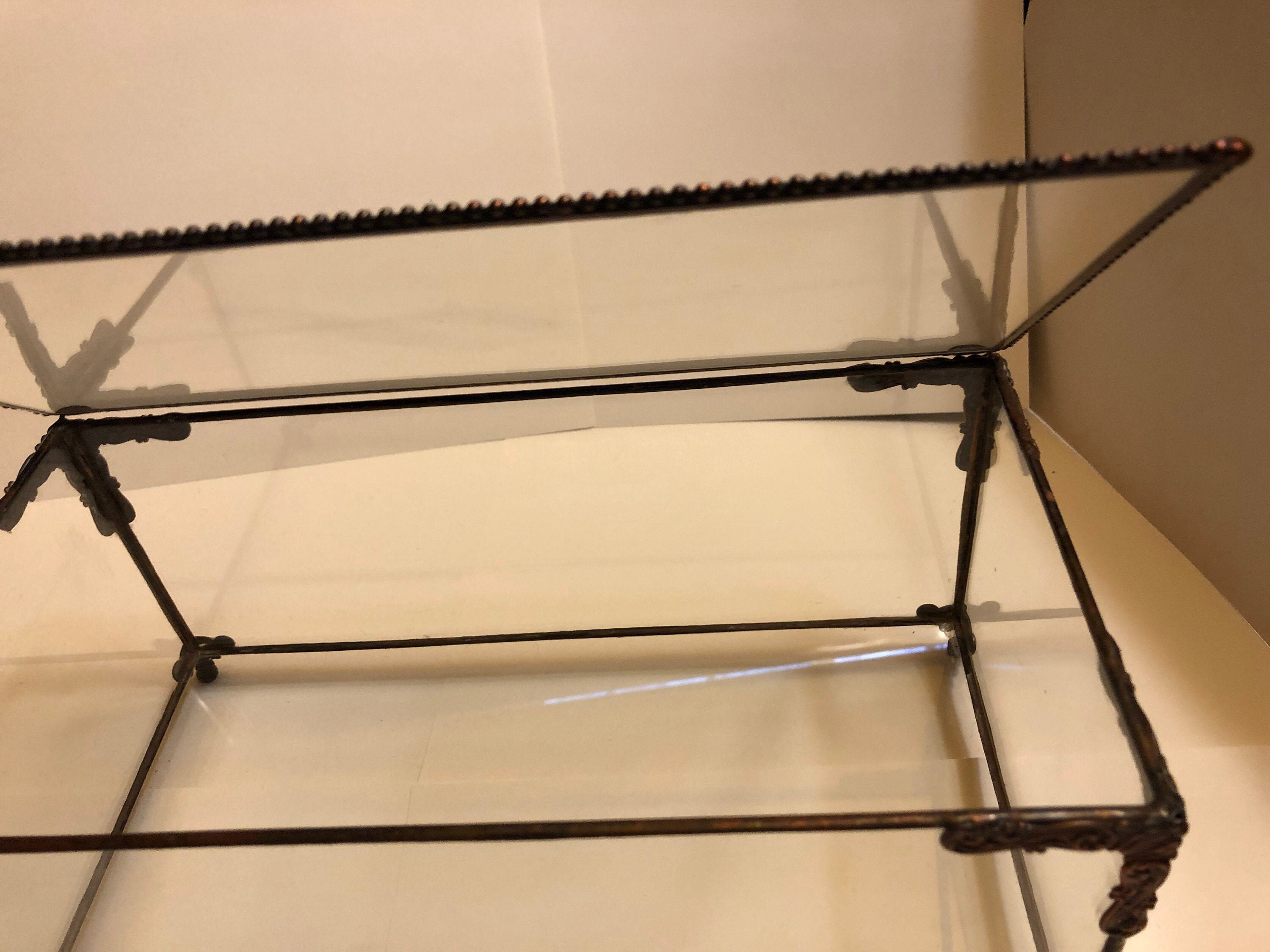 Glass Display Box Keepsake Box Memory Box Display Case - Etsy