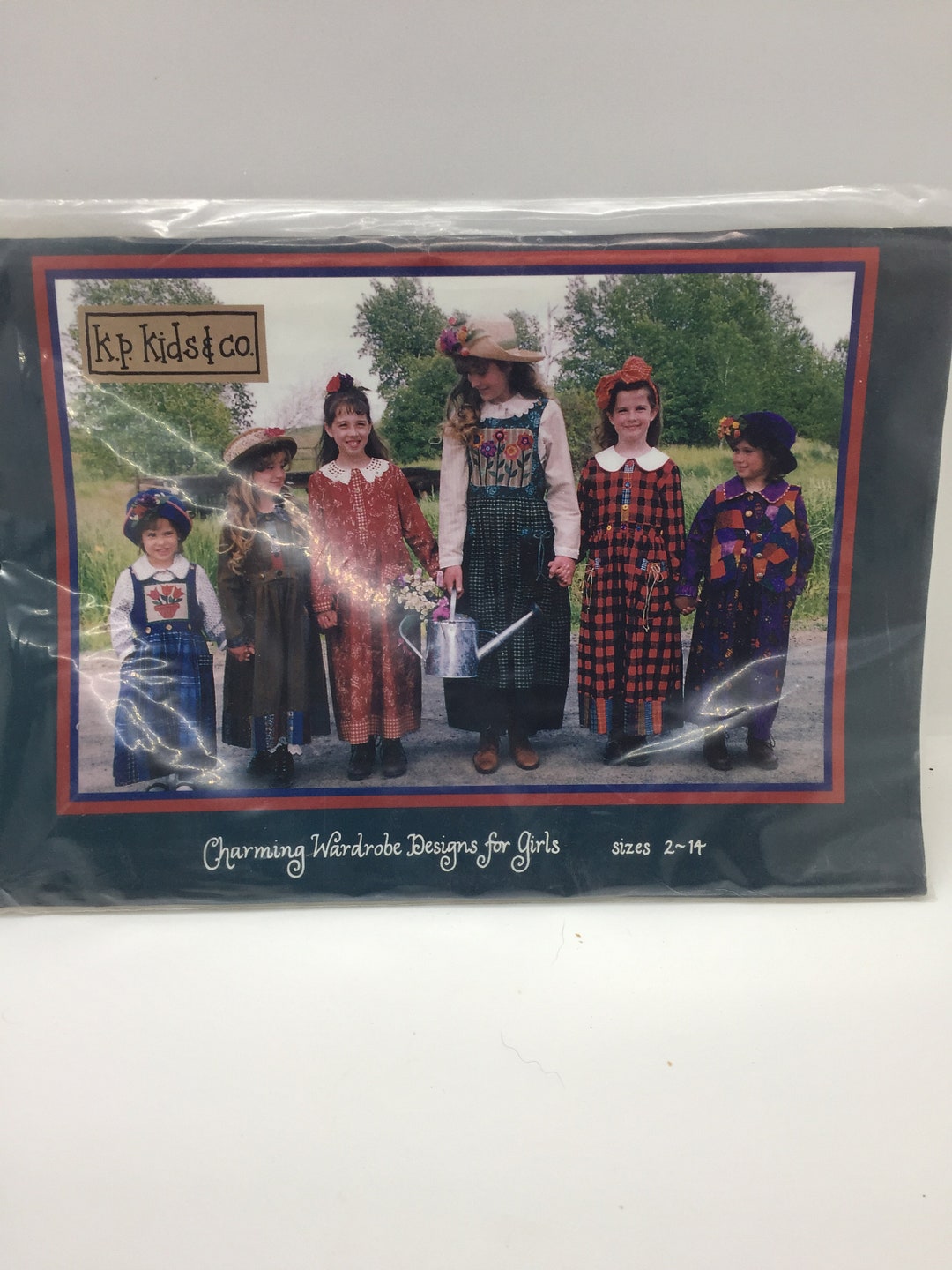 Vintage K.P. Kid's & Co. Charming Wardrobe for Girls Pattern Sizes 2-14 ...