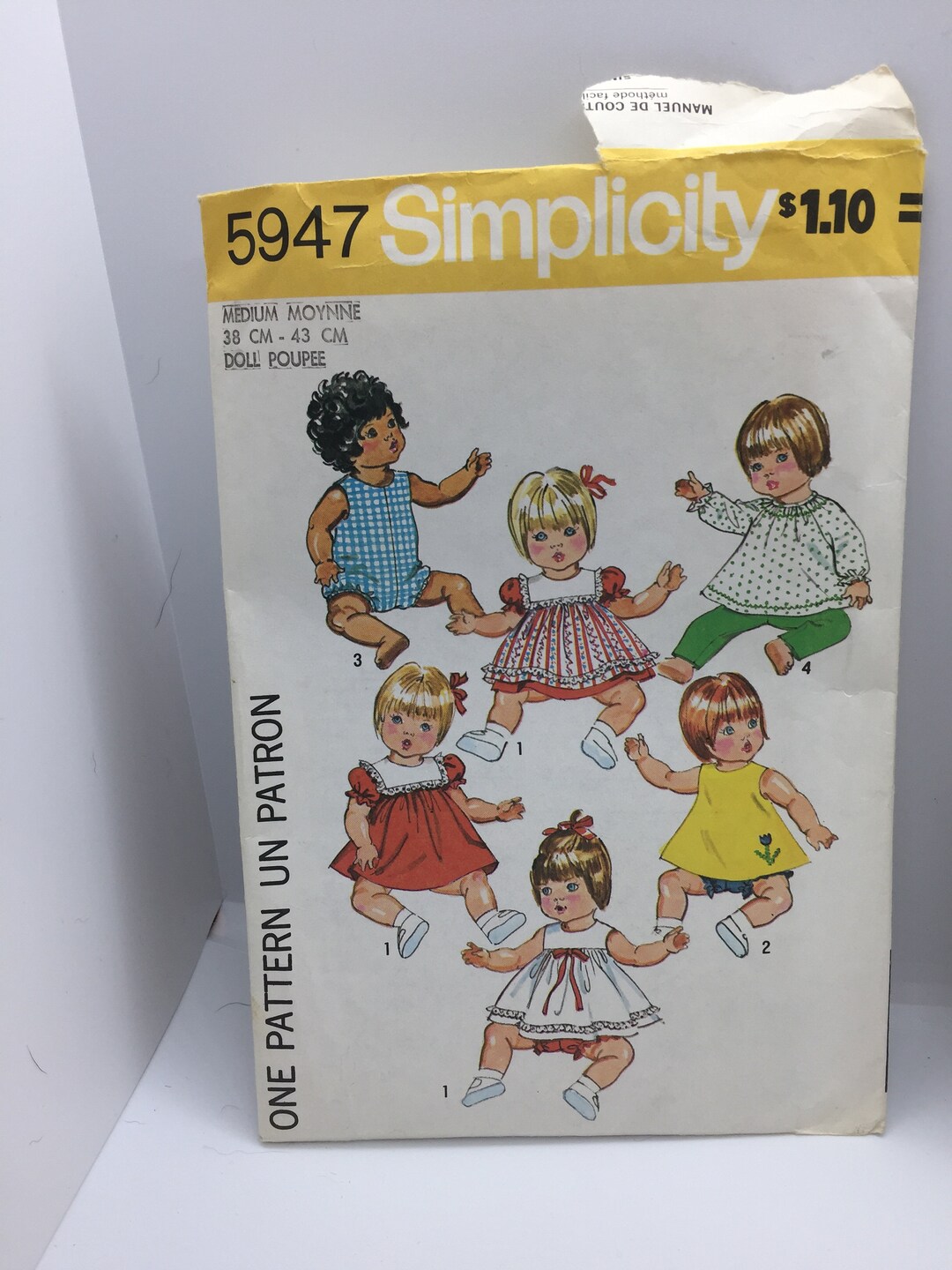 5947 Simplicity Vintage 1973 Sewing Pattern Wardrobe for Vinyl - Etsy
