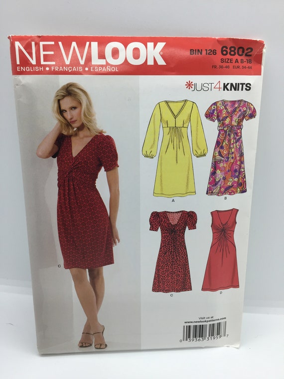 6802 New Look 2008 Sewing Pattern Misses Six Sizes in One - Etsy