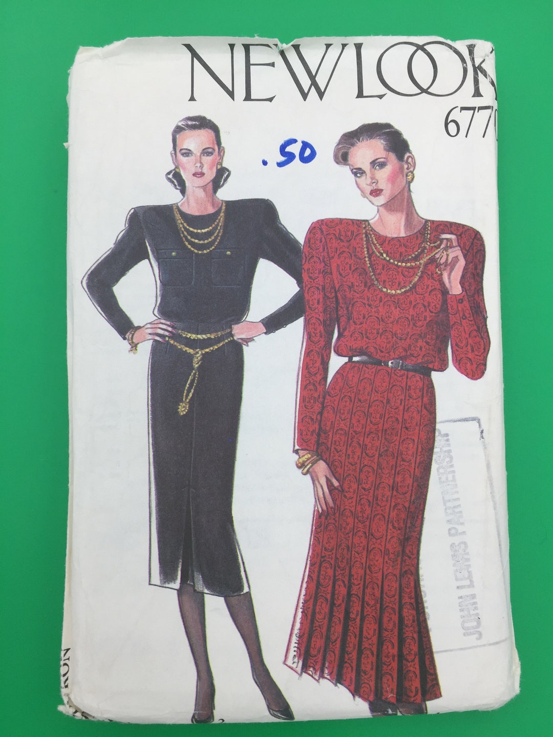 6770 New Look Sewing Pattern Five Sizes in One Dress Sizes 10-12-14-16 ...