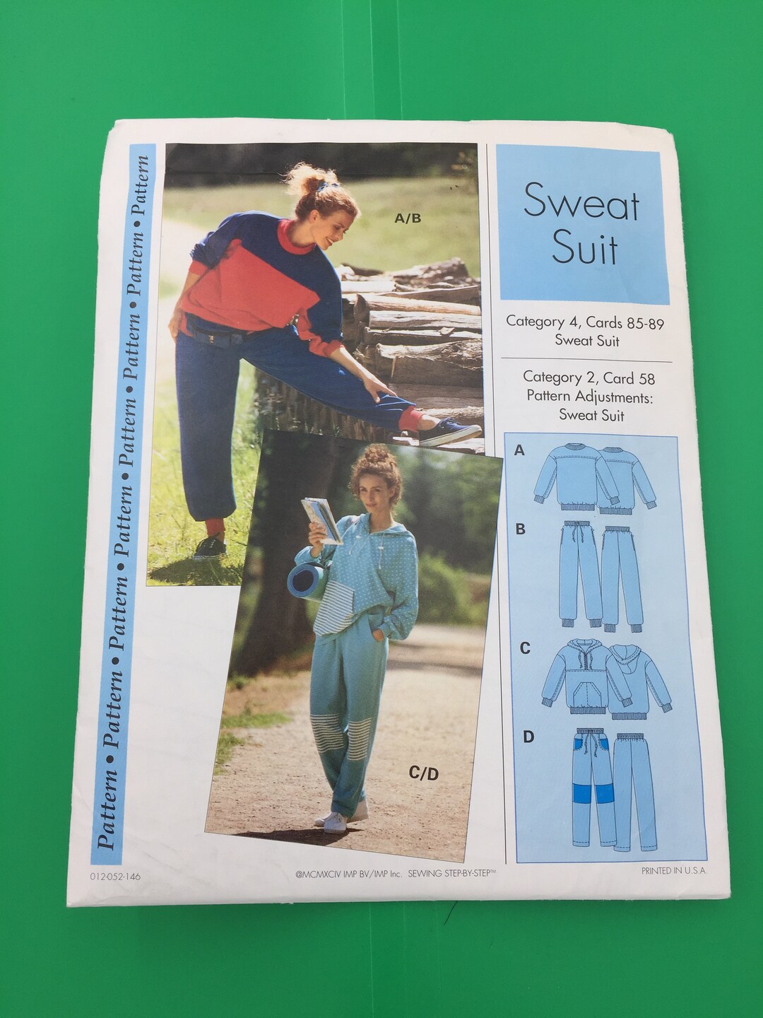 Vintage 1994 Step-by-step Sweat Suit Sewing Pattern by Imp Inc Misses ...