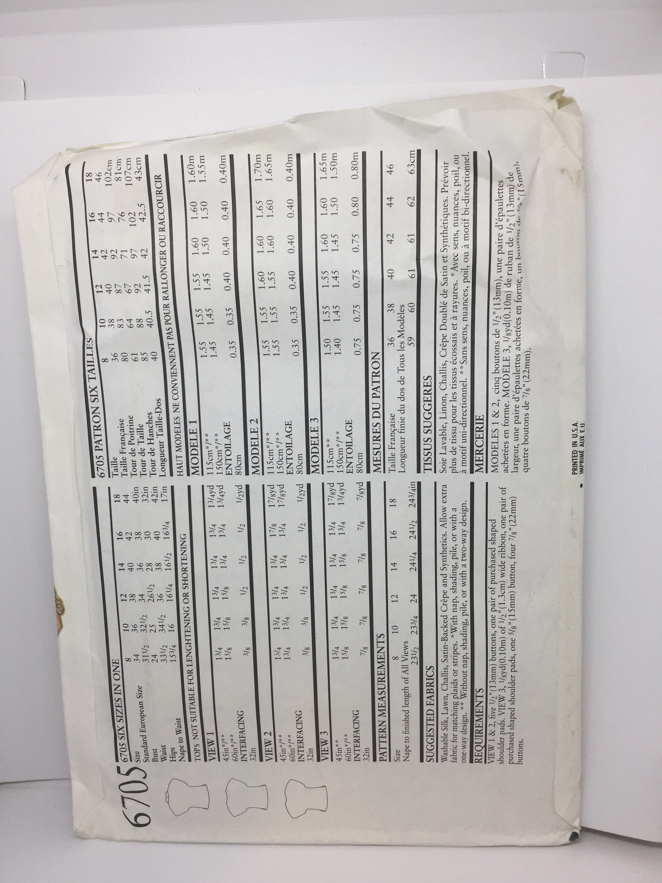 6705 New Look Vintage Six Sizes in One Sewing Pattern Misses - Etsy