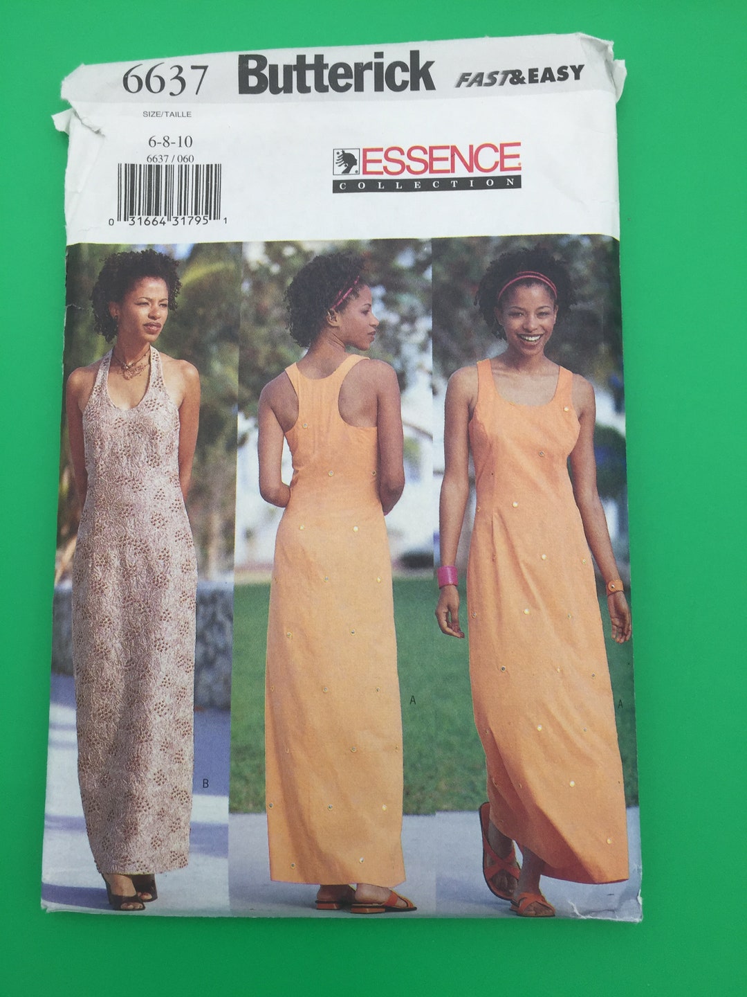 6637 Vintage 2000 Butterick Fast & Easy Essence Collection Sewing ...