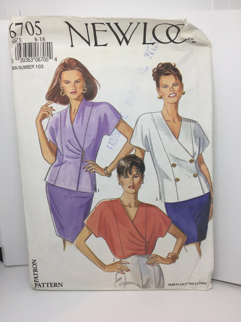 6705 New Look Vintage Six Sizes in One Sewing Pattern Misses - Etsy