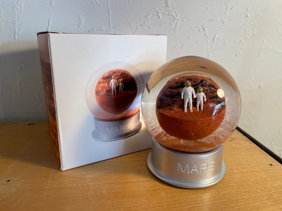Mars Dust Globe: a Snow Globe With Martian Dust Instead of - Etsy