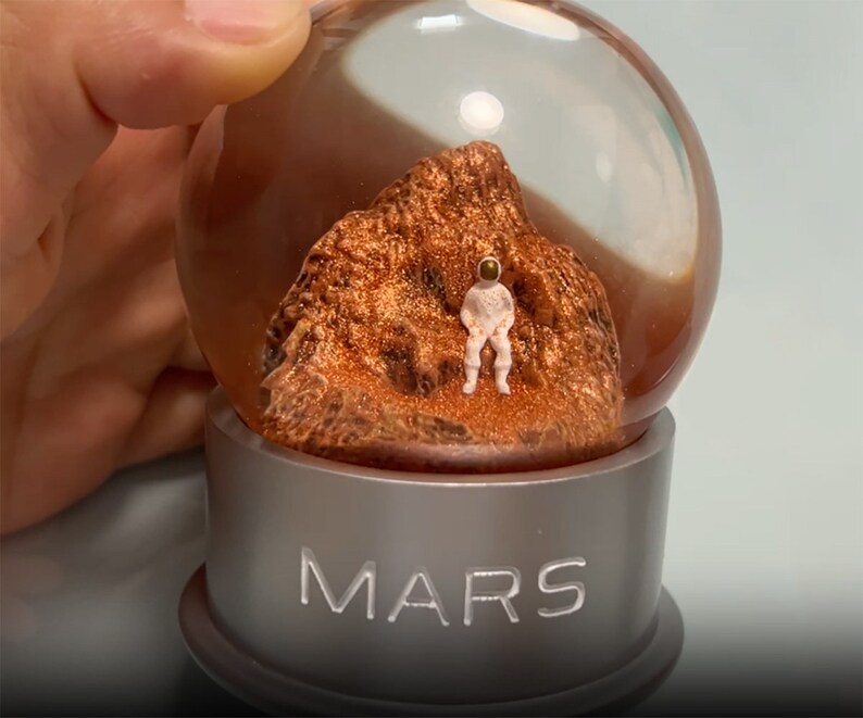 MINI Mars Dust Globe - Etsy