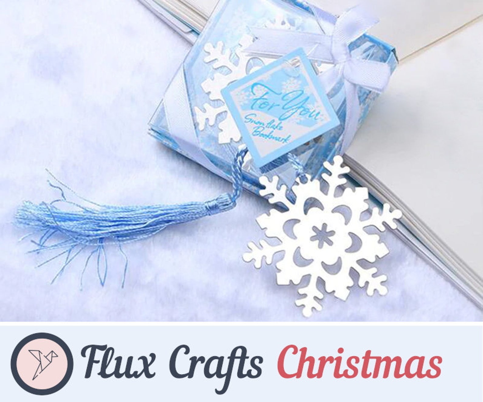 Metal Bookmark Snowflake With Tassel Winter Collection Xmas - Etsy UK