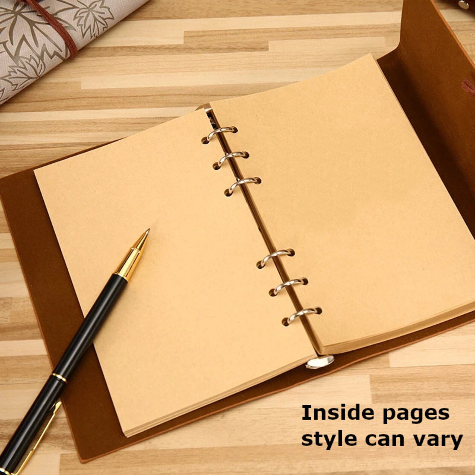 A7 A6 A5 Personalised Notebook Embossed Maple Leaves | Etsy UK