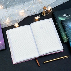 B6 Illustrated Notebook Glow in the Dark Milky Way Hardback Book ...