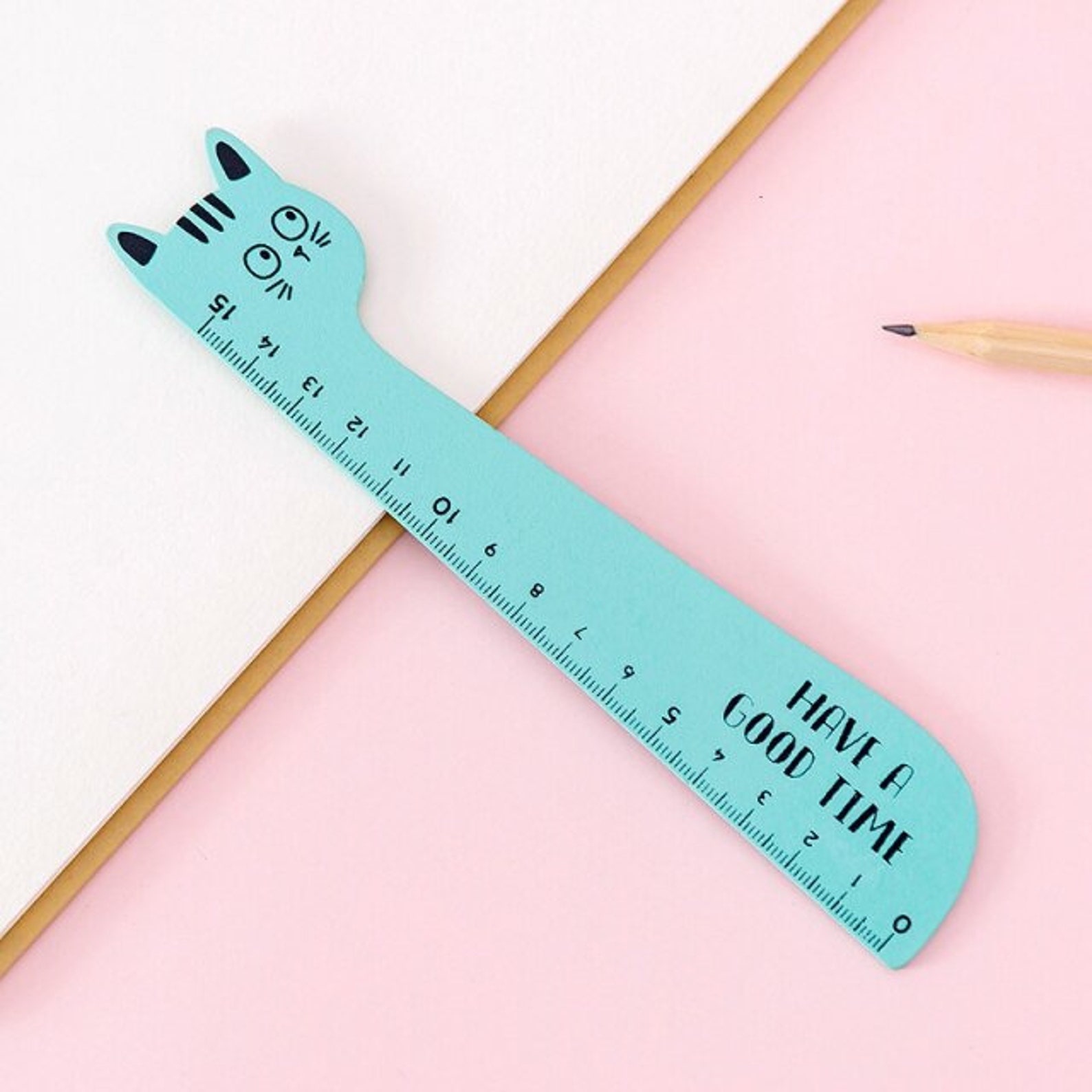 15cm Wood Rulers Clueless Cat Collection Stationery - Etsy UK