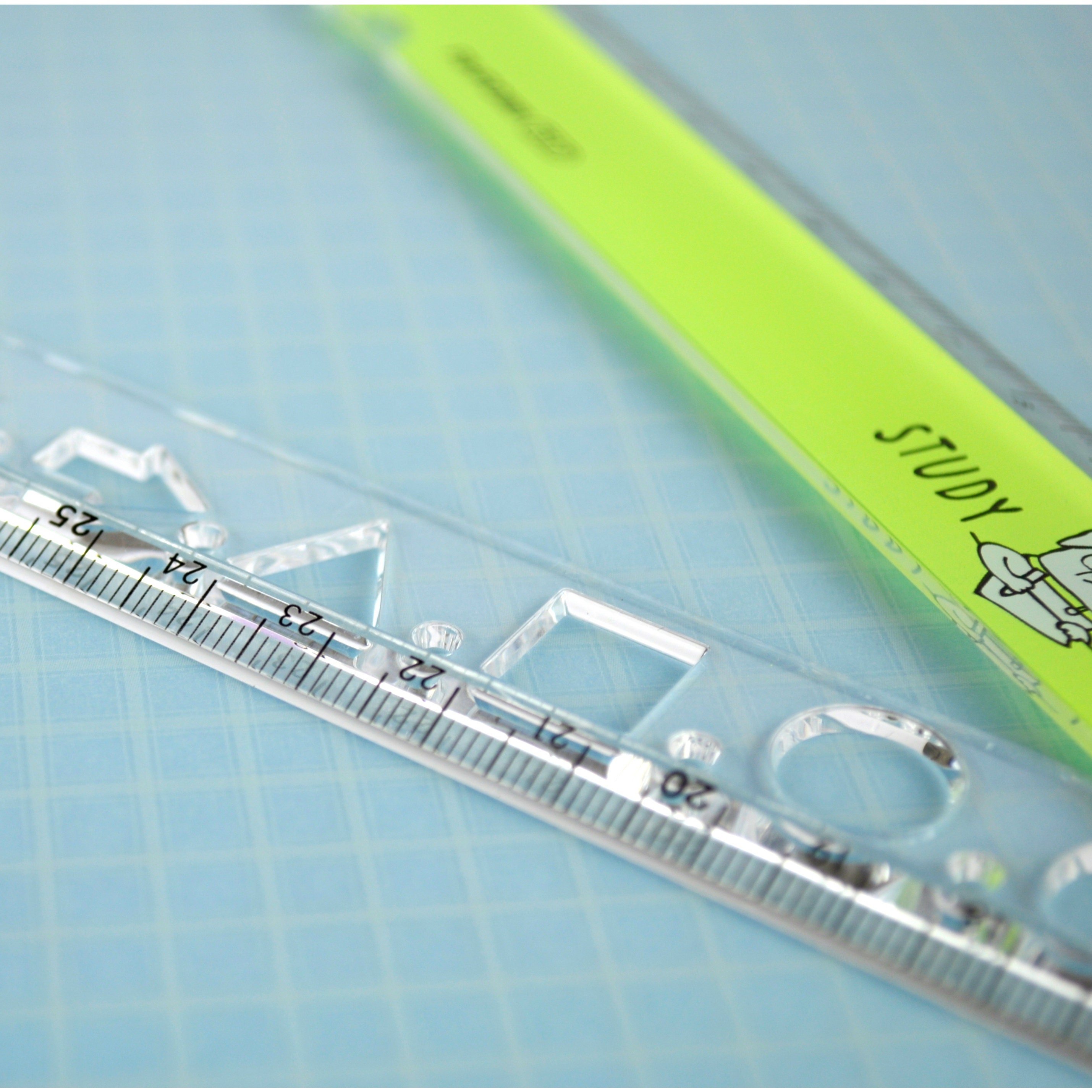 30cm Acrylic Folding Rulers & Stencils Neon Collection Neon - Etsy UK