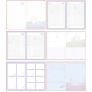 B6 Illustrated Notebook Glow in the Dark Milky Way Hardback Book ...