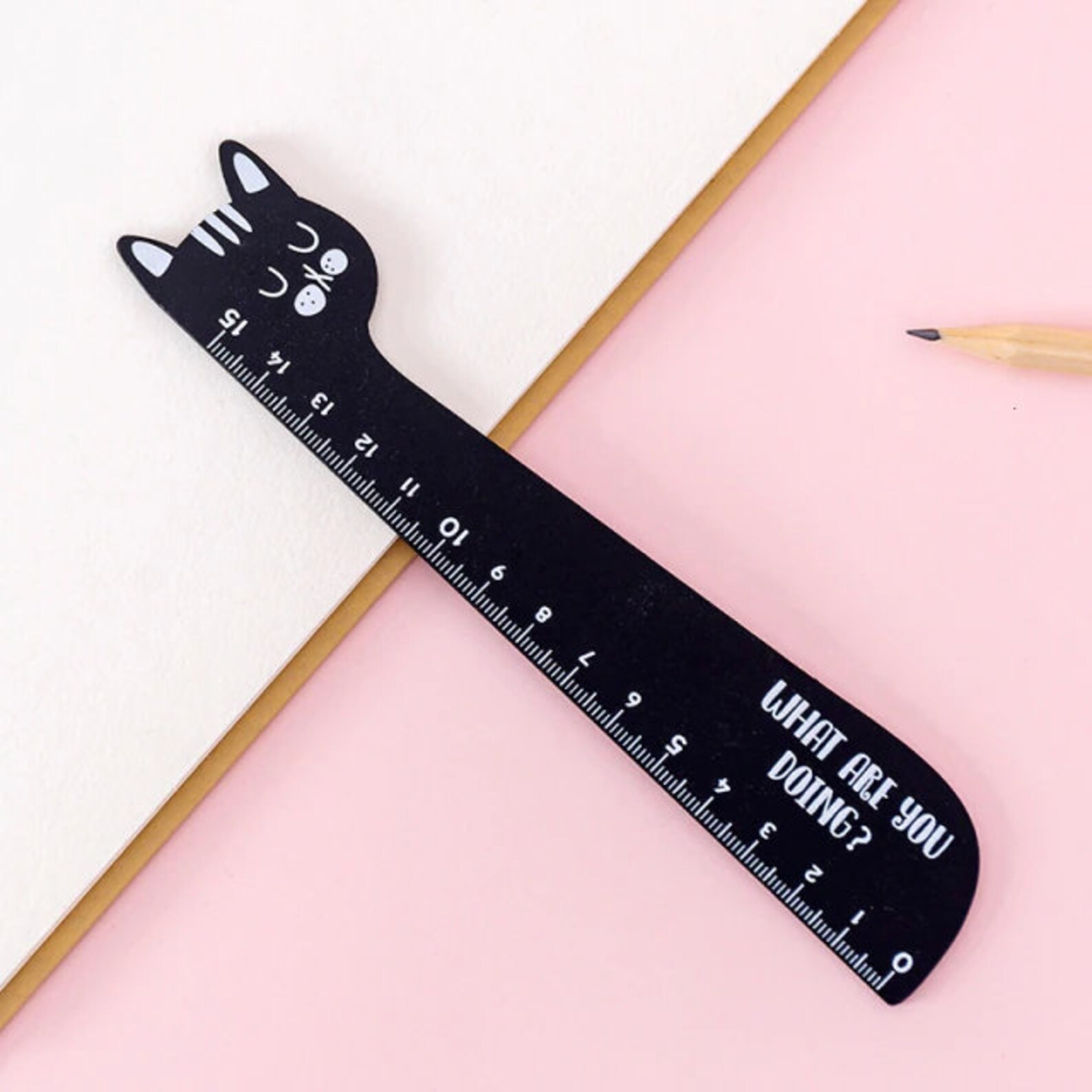 15cm Wood Rulers Clueless Cat Collection Stationery - Etsy UK