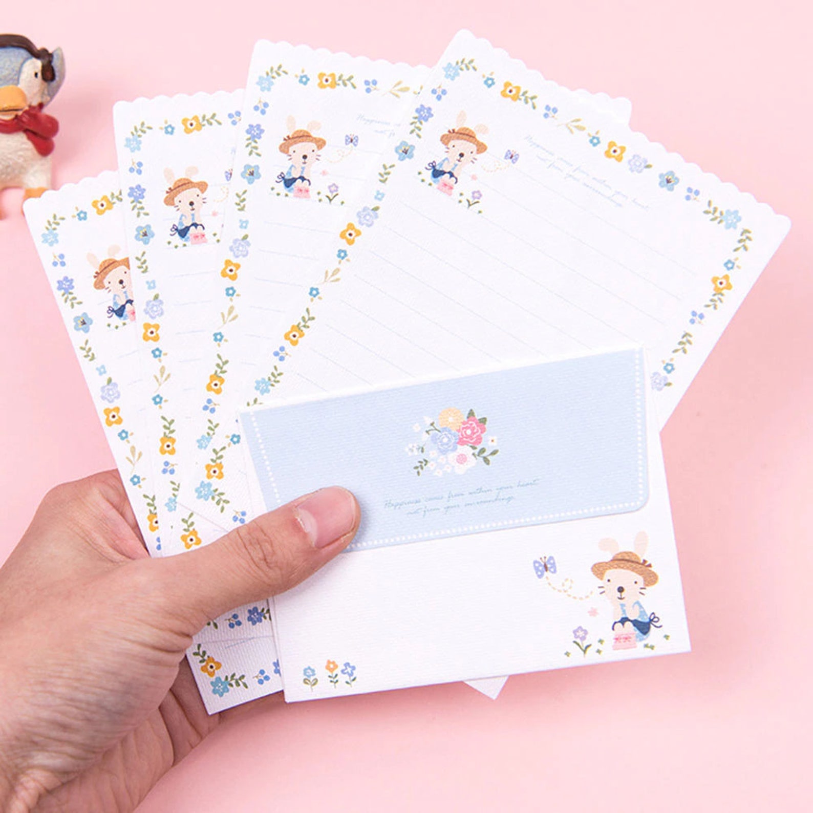 6pcs A7 Mini Writing Set With Envelopes Kawaii Style - Etsy UK