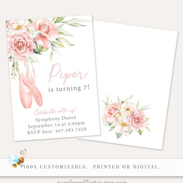 Ballet Invite - Etsy