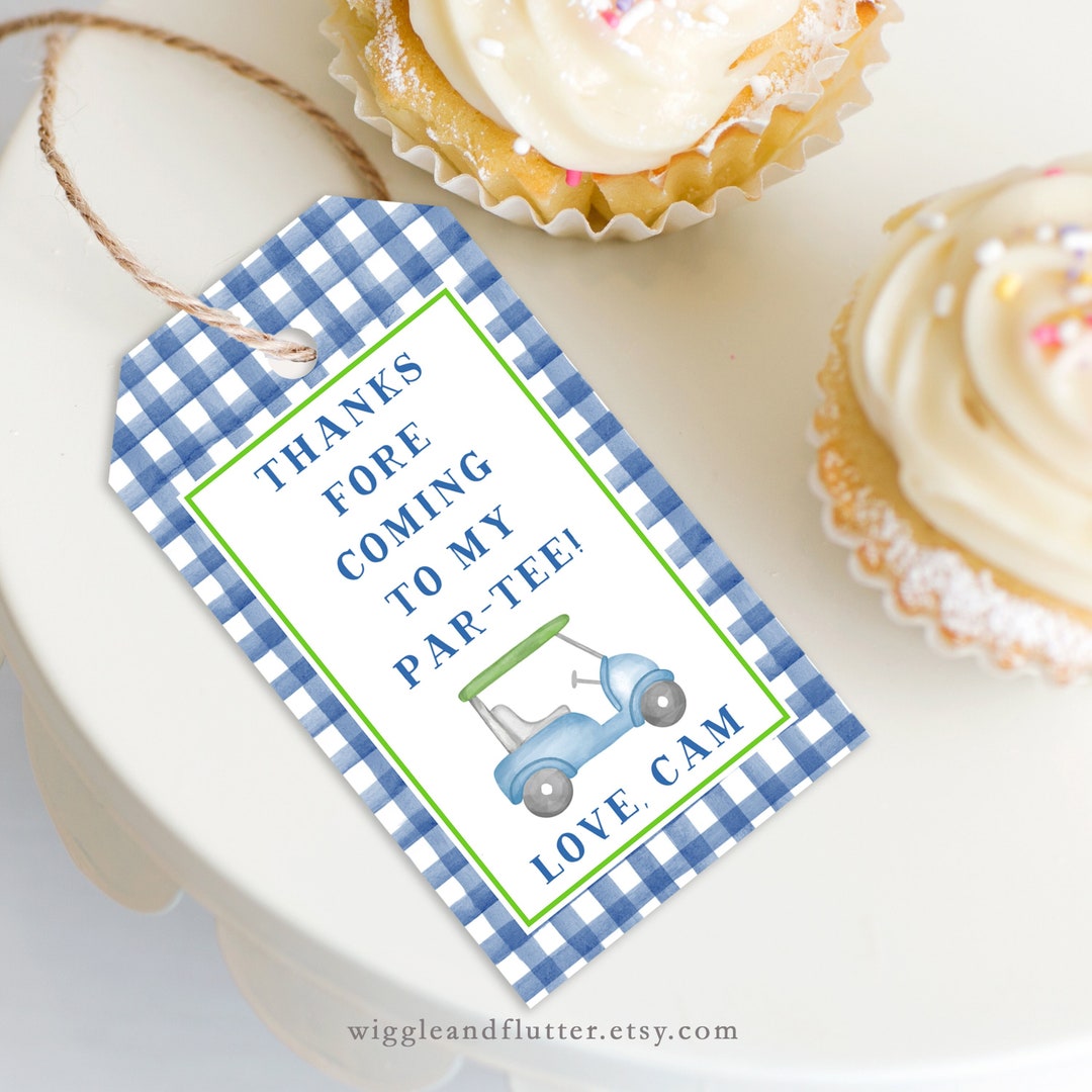Golf Gift Tag, Golf Gift Bags, Golf Birthday Tags, Golf Thank You, Golf ...